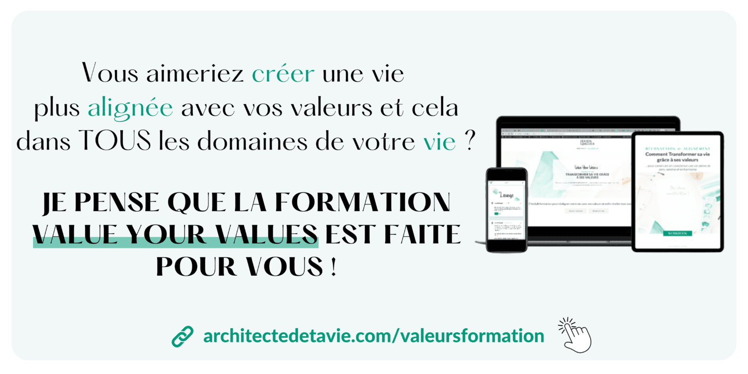 Identifier ses valeurs fondamentales : La liste de valeurs
